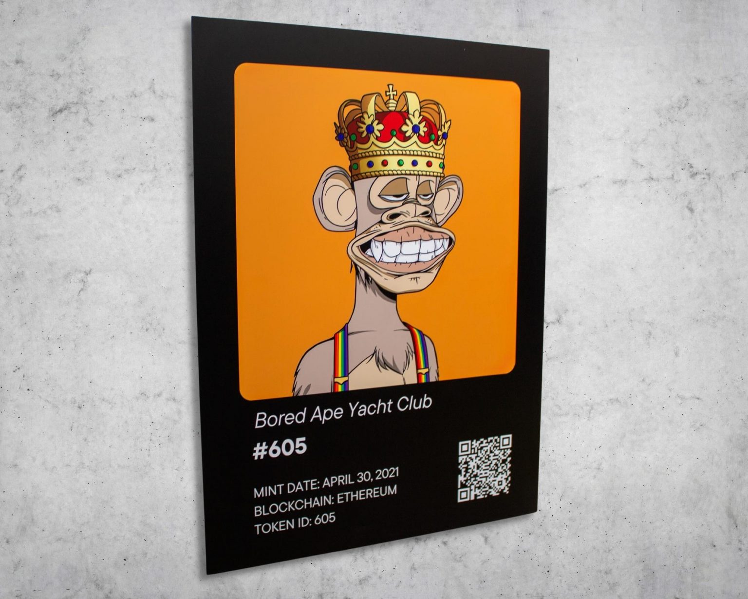 NFT Frame | Print your NFT | Acrylic Glass or White Metal | Big Acrylic