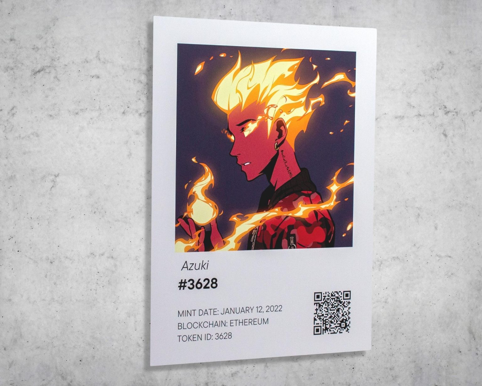 NFT Frame | Print your NFT | Acrylic Glass or White Metal | Big Acrylic