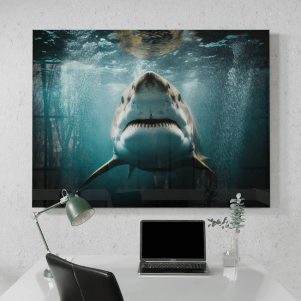 Sharp Swimmer - Acrylic Prints, Photos Prints on Metal and Canvas