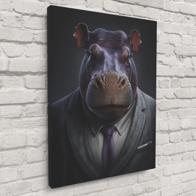 Mr. Hippo - Acrylic Prints, Photos Prints on Metal and Canvas