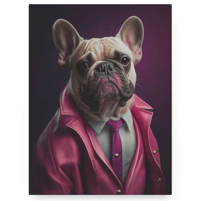 Fancy Frenchie - Acrylic Prints, Photos Prints on Metal and Canvas