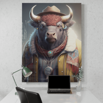 Rustic Buffalo - Acrylic Prints, Photos Prints on Metal and Canvas