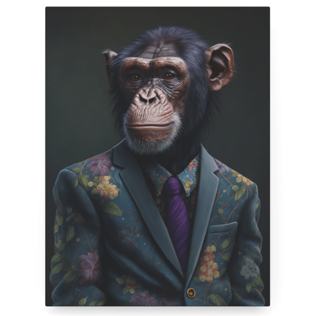 Charming Chimpanzee - Acrylic Prints, Photos Prints on Metal and Canvas