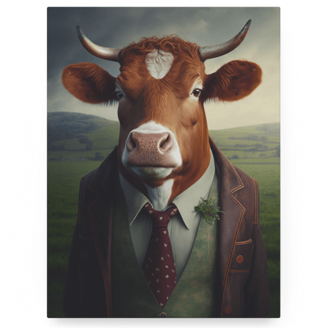 Cow-tastic Charisma - Acrylic Prints, Photos Prints on Metal and Canvas