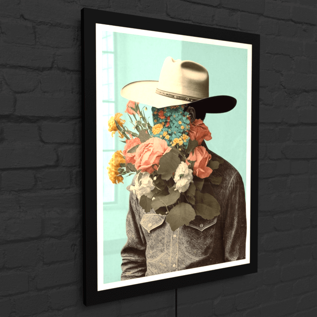 Sensitive Cowboy - Acrylic Prints, Photos Prints on Metal and Canvas