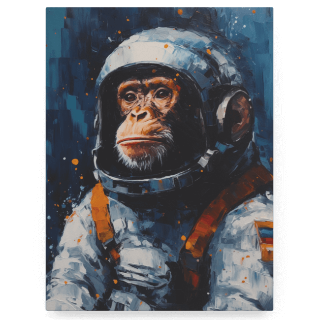 Astronaut Ape - Acrylic Prints, Photos Prints on Metal and Canvas
