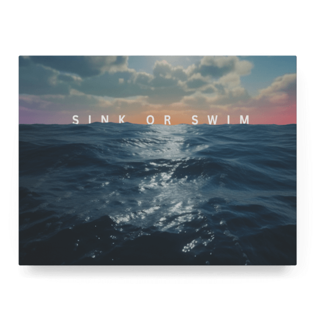Sink or Swim - Acrylic Prints, Photos Prints on Metal and Canvas