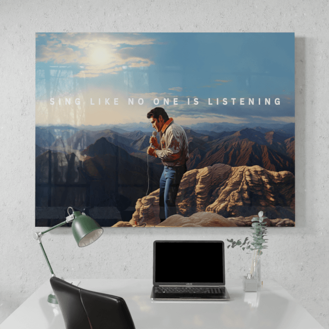 Sing Like No One is Listening II - Acrylic Prints, Photos Prints on ...