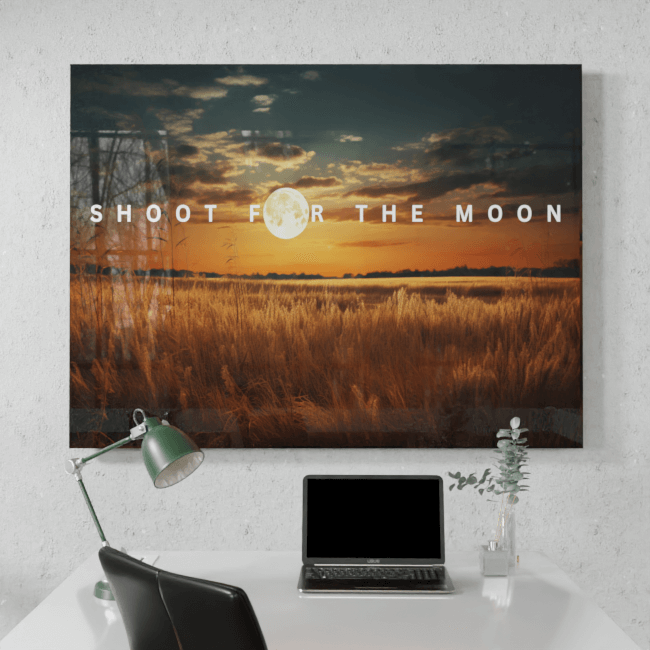 Shoot For The Moon - Acrylic Prints, Photos Prints on Metal and Canvas