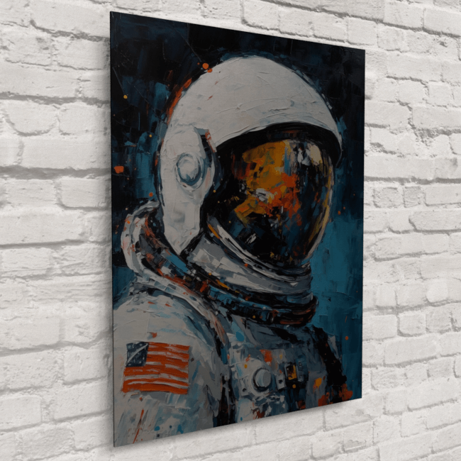 Spaceman Portrait - Acrylic Prints, Photos Prints on Metal and Canvas