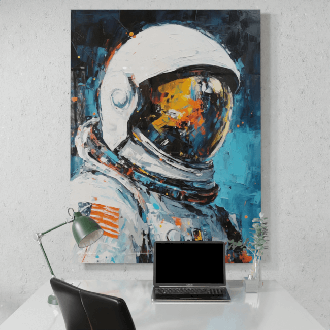 Spaceman Portrait - Acrylic Prints, Photos Prints on Metal and Canvas