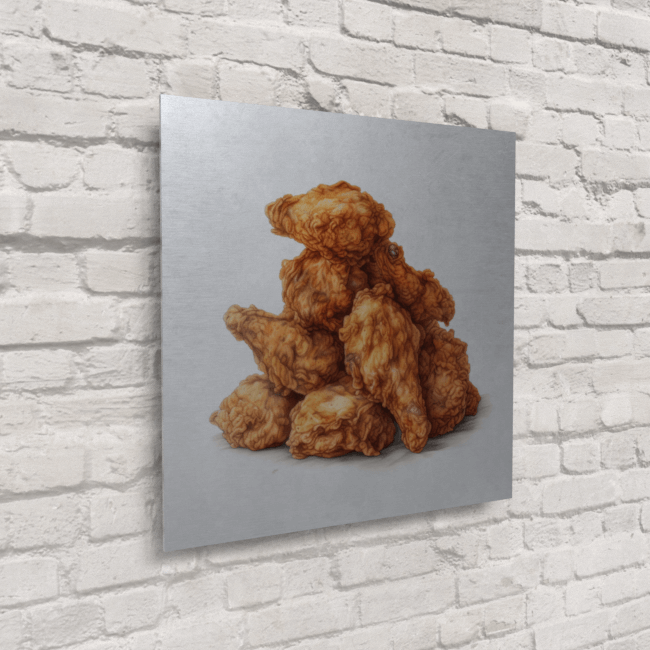 Fried Chicken - Acrylic Prints, Photos Prints on Metal and Canvas