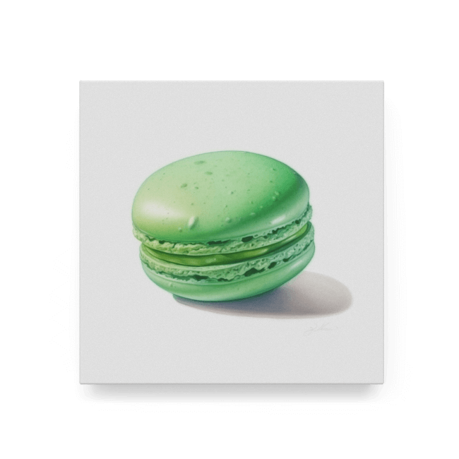 Green Macaroon - Acrylic Prints, Photos Prints on Metal and Canvas
